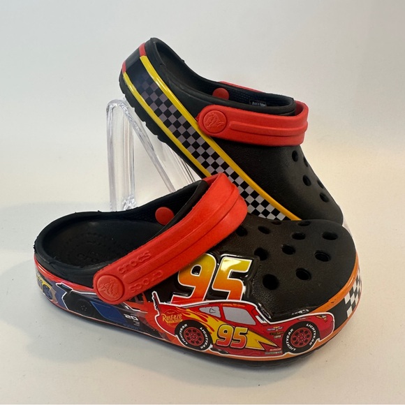 CROCS | Shoes | Crocs Disney Pixar Cars Toddler C8 Lightning Mcqueen 95 ...